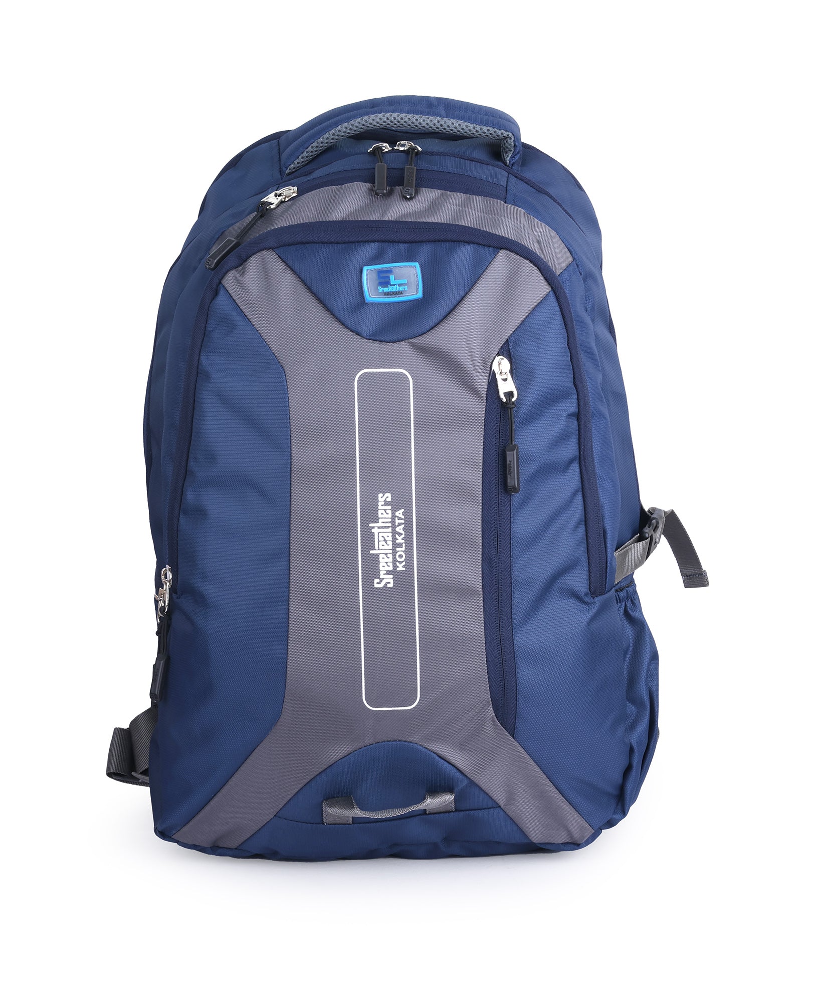 Multi Utility blue backpack with rain cover 101152 – Sreeleathers ...