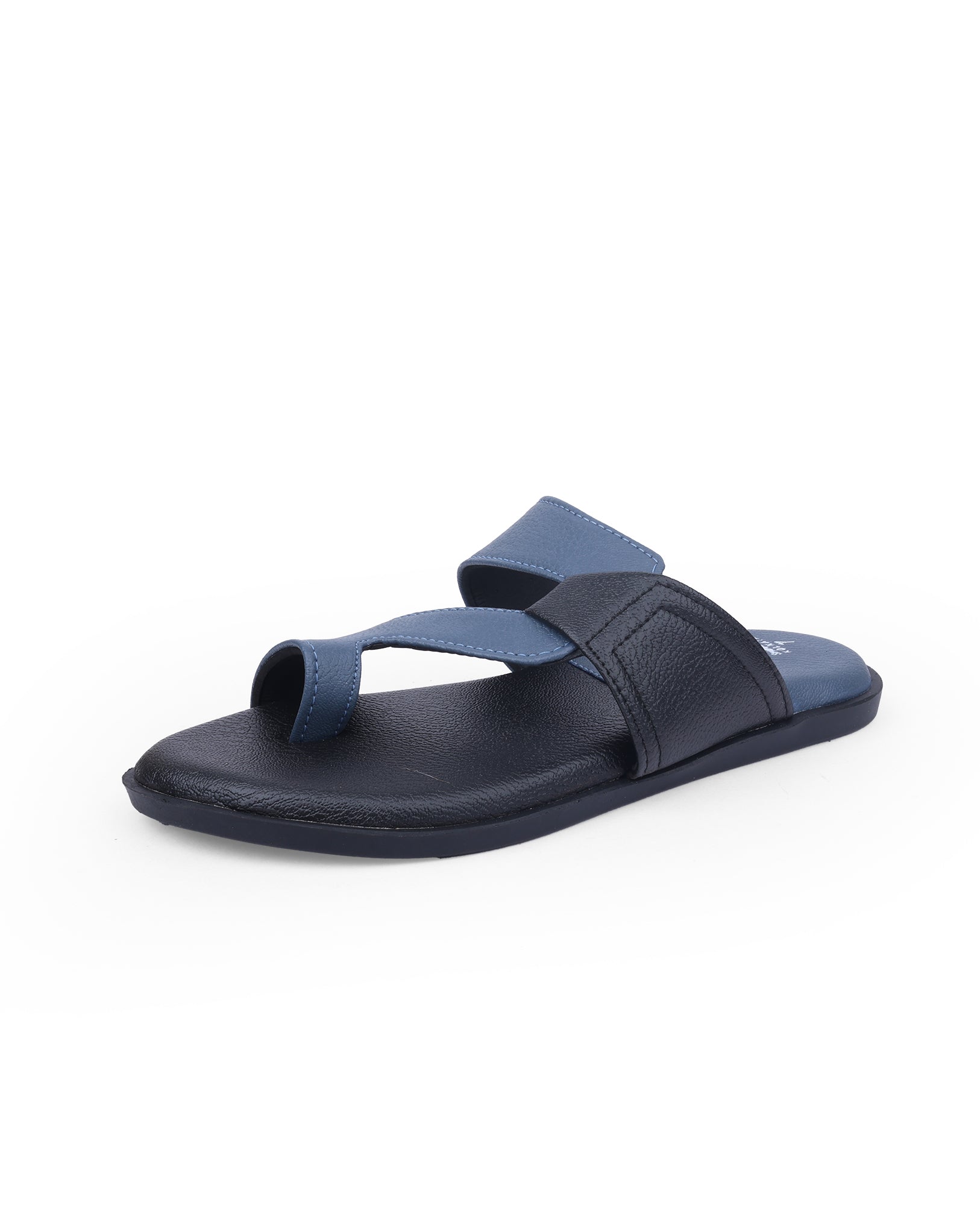 Men's blue chappals 26909 – Sreeleathers Online Kolkata