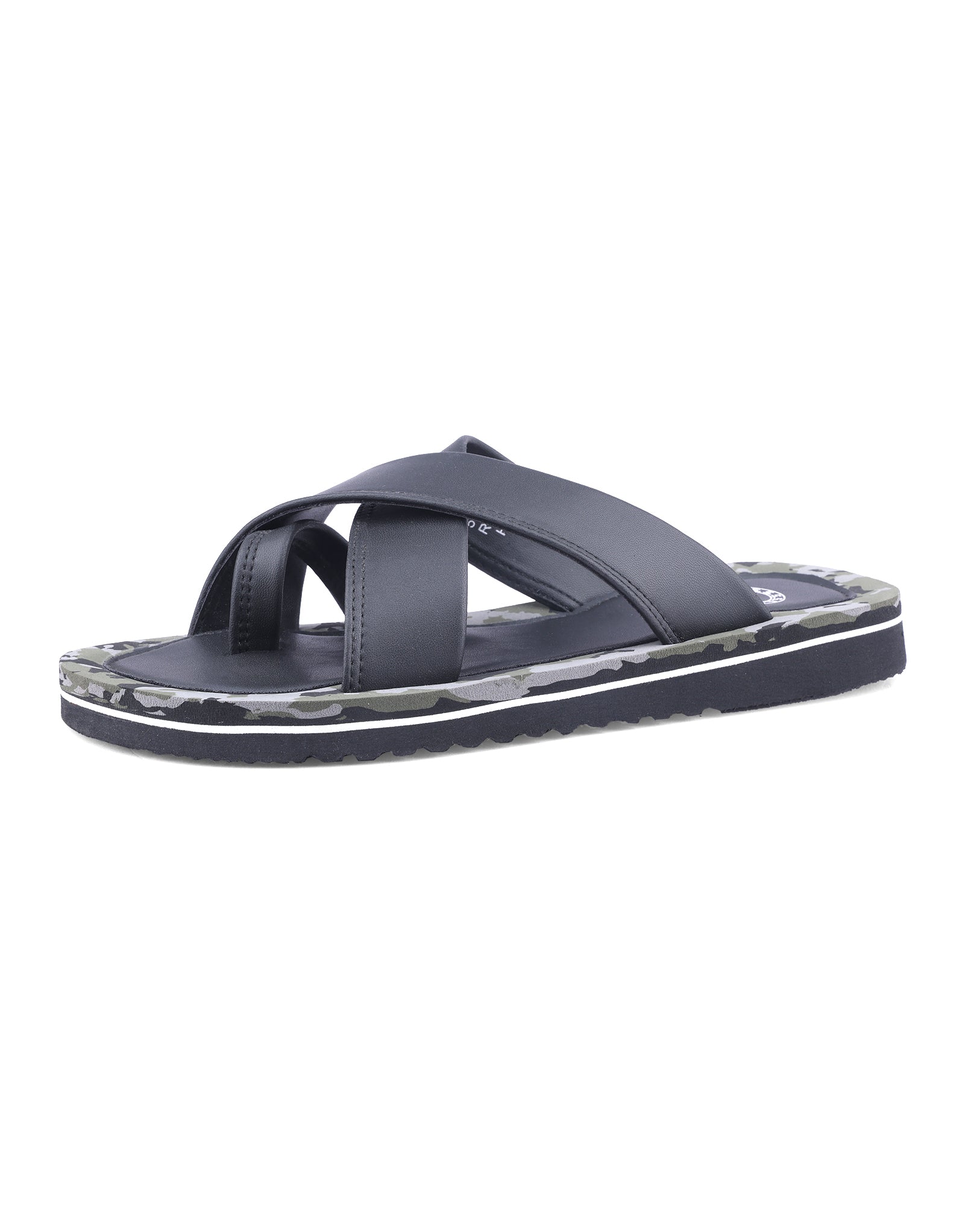 men's flip flop black chappals 503252 – Sreeleathers Ltd