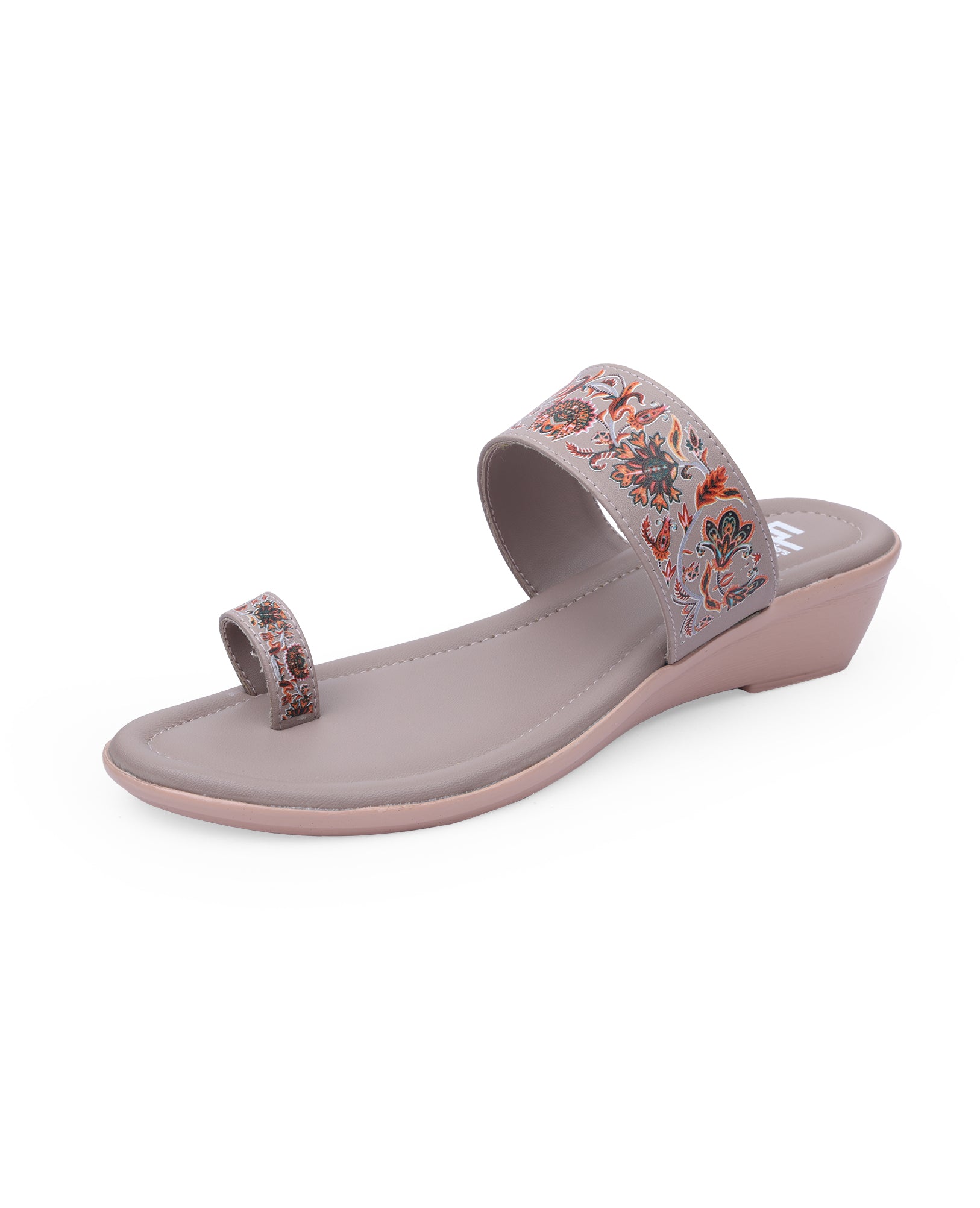 ladies heels beige chappals 63625 – Sreeleathers Online Kolkata