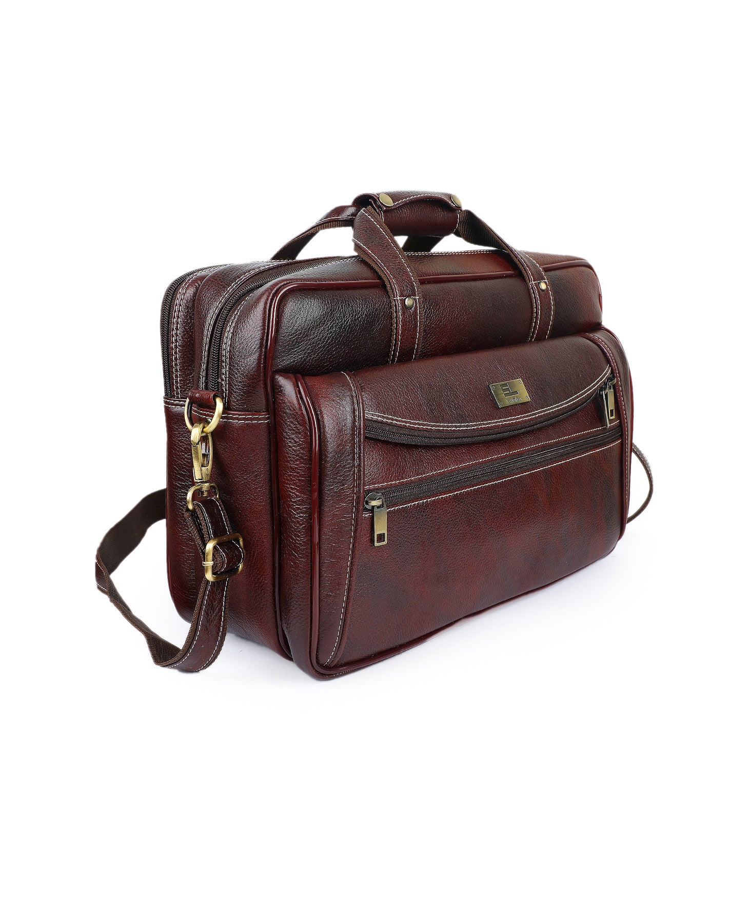 Premium leather portfolio bags 11635 – Sreeleathers Online Kolkata